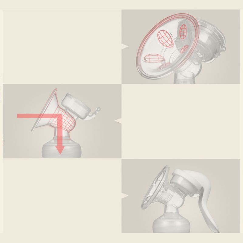 Mother Care Manual Breast Pump Powerful Sucker Milk Extractor 150ml ...