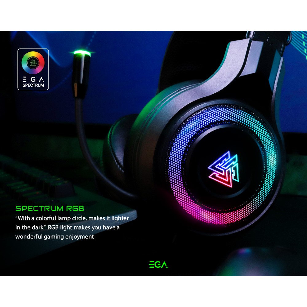 EGA TYPE H6 Gaming Headset 7.1 Virtual Surround ของแท้ ประกัน 2 ปีเต็ม ...