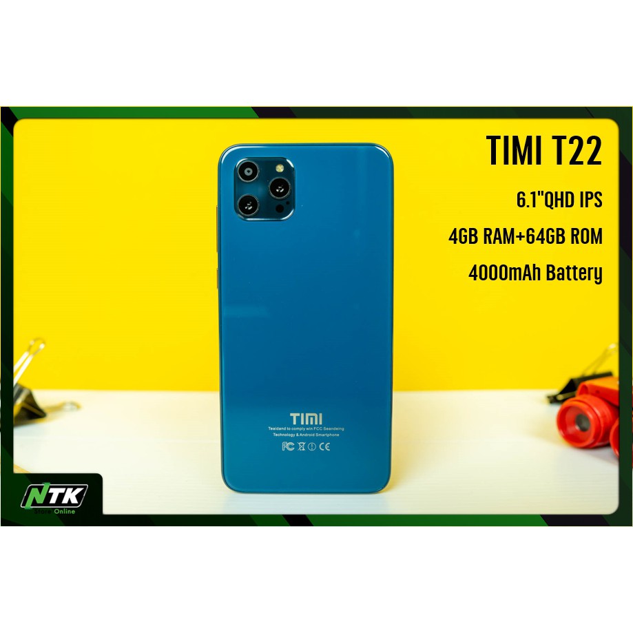 โทรศัพท์มือถือ TIMI T22 หน้าจอ 6.1 นิ้ว Ram 4GBRom 64GB รับประกัน 1 ปี ...