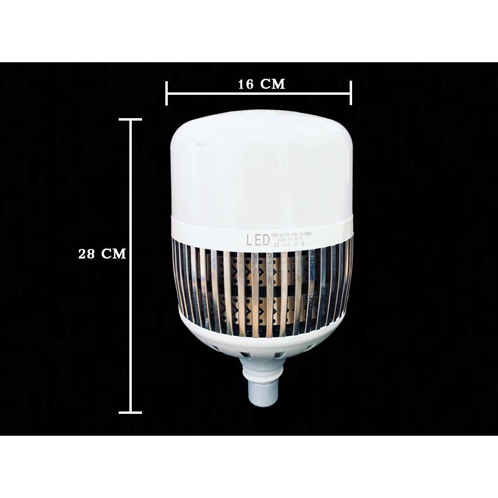 หลอดไฟ LED Bulb 150 W หลอดไฟ LED E27 150W 200W 300W LED BULB วัตต์ ไฟตุ้ม ไฟตั้งแคมป์ ไฟร้านค้า ...