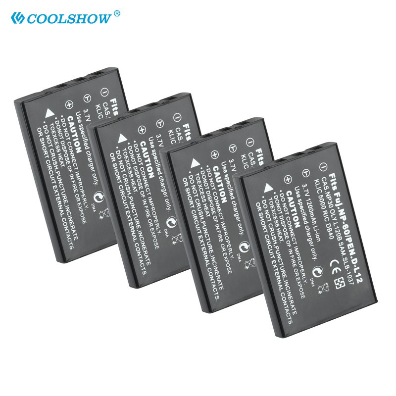 NP-60 FNP60 NP60 Battery 1200mAh for Fujifilm F50I F501 F401 F402 F410 ...