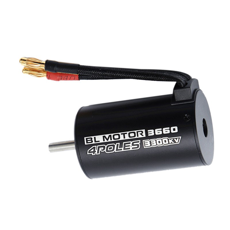 ชุดมอเตอร์ 3660 Brushless 80A Esc สําหรับรถบรรทุก 1/8 Rc -3300Kv ...