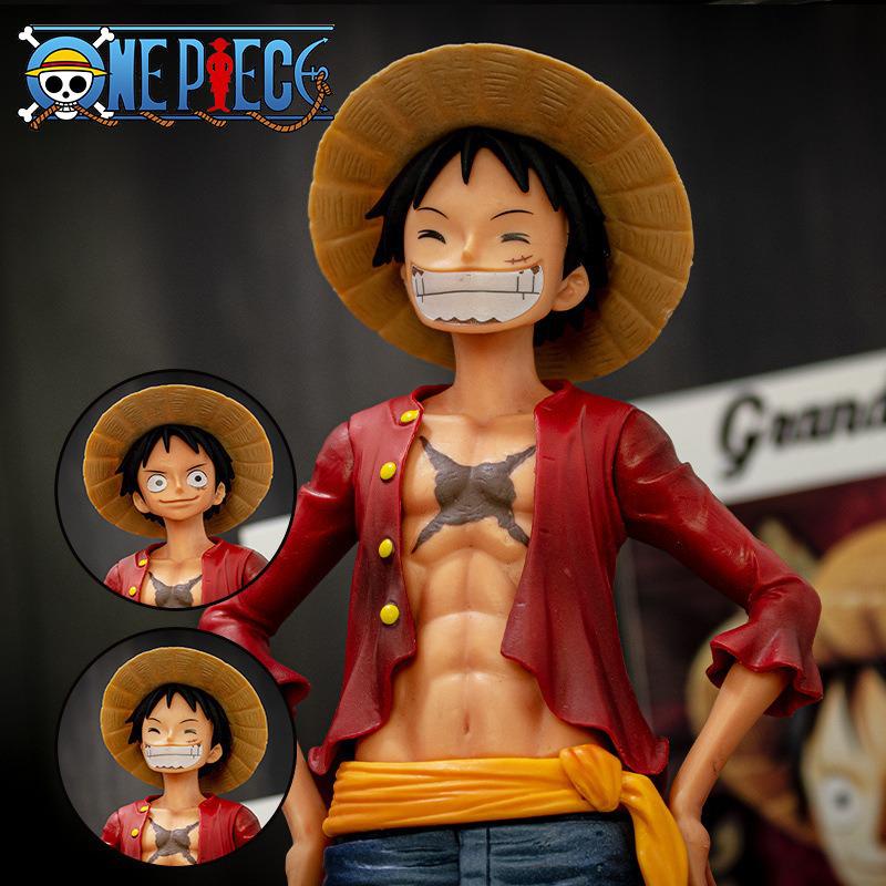 One PieceOne iece Luffy Gear 5 Anime Action Figure Sun God Nika Luffy ...