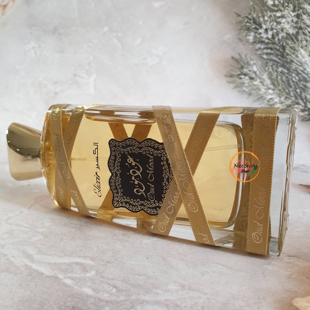 น้ำหอมอาหรับ Oud Mood Gold by Lattafa Original with 3D Sticker 100ml ...