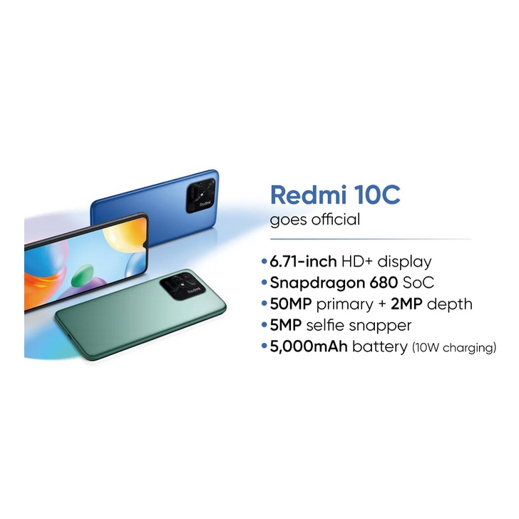 Xiaomi Redmi 10C (4128) ประกันศูนย์ รับCoins10สูงสุด500Coins-เก็บโค้ด10 ...