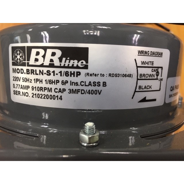 มอเตอร์คอล์ยร้อน 16 แบบปิด แบรนด์ บีอาร์ไลน์ BRLine (BRLN-S1-16HP) - beijer_b.grimm - ThaiPick