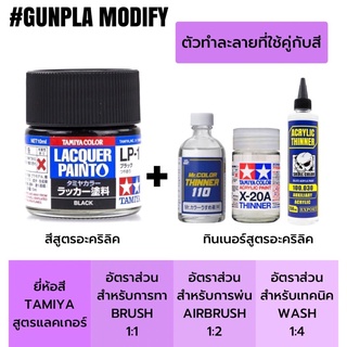 TAMIYA LP1 LP2 LP3 สีสูตรแลคเกอร์ Lacquer 10 ml | Shopee Thailand
