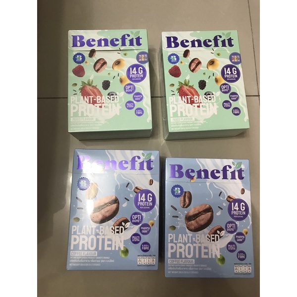 Benefit Protein เบเน่ฟิตโปรตีนพืช 1 กล่อง (7ซอง) - hanajungshop - ThaiPick