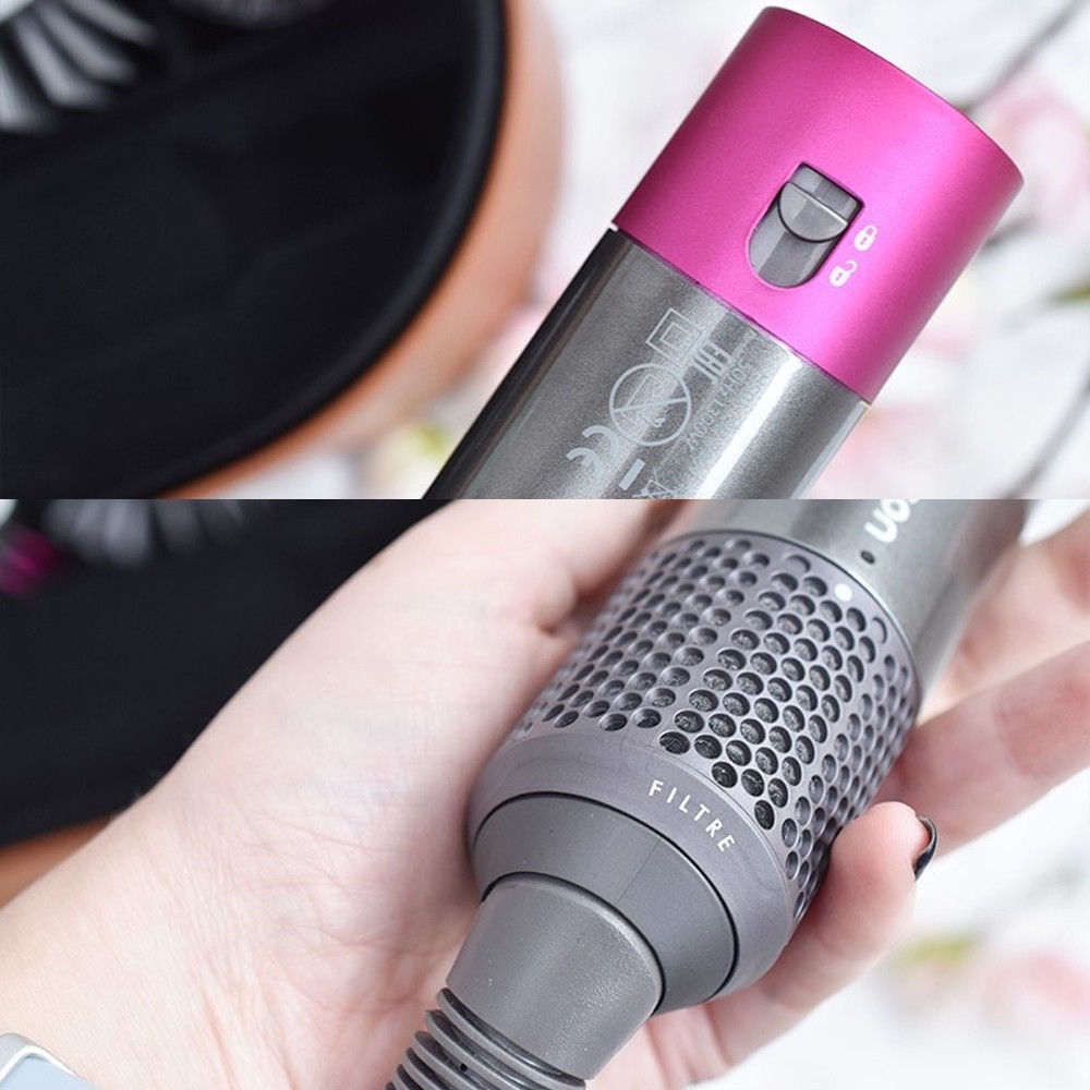 (จัดส่งทันที)ของแท้ 100%Dyson HS01 Airwrap Hair Styler Complete Nickel ...