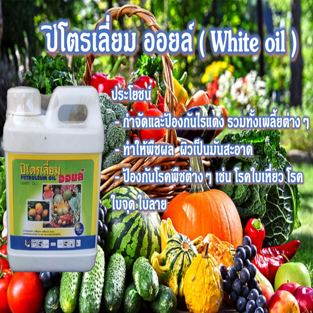 ปิโตรเลี่ยมออยล์ ( White Oil ) ขนาด 1000 ซีซี | Shopee Thailand