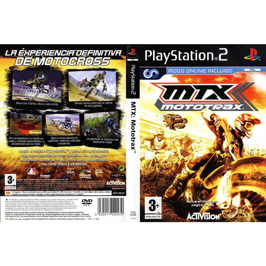 MTX Mototrax แผ่นเกมส์ PS2 | Shopee Thailand