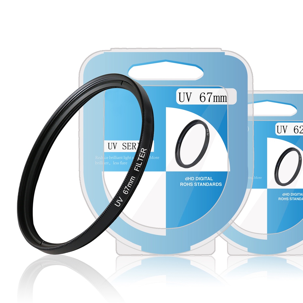 40.5 43 46 49 52 55 58 62 67 72 77 82mm Uv Digital Filter Lens For Canon Nikon Dslr Slr Camera ...