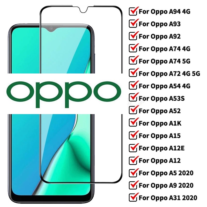 กระจกนิรภัย สําหรับ OPPO A1 3 5 7 A8 A9 A11 A12 A15 A31 A32 A33 A39 A52 A53 A55 A71 Reno2 F 2018 ...