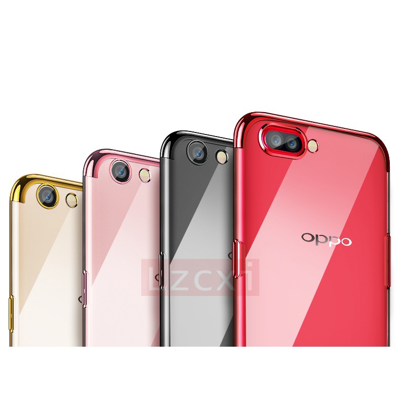 เคสโทรศัพท์มือถือชุบใส Tpu แบบบางสําหรับ Oppo R11 R9 R9S Plus A59 A83 A79 F5 - thservice.th ...