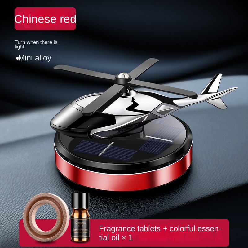 Car Air Freshener Solar Aircraft Decoration Mini Car Perfume Air ...