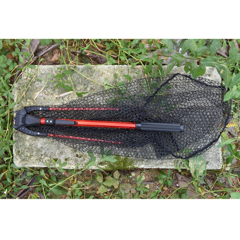 Landing Net Fishing Net Foldable Fishing Net Telescopic Pole Handle ...
