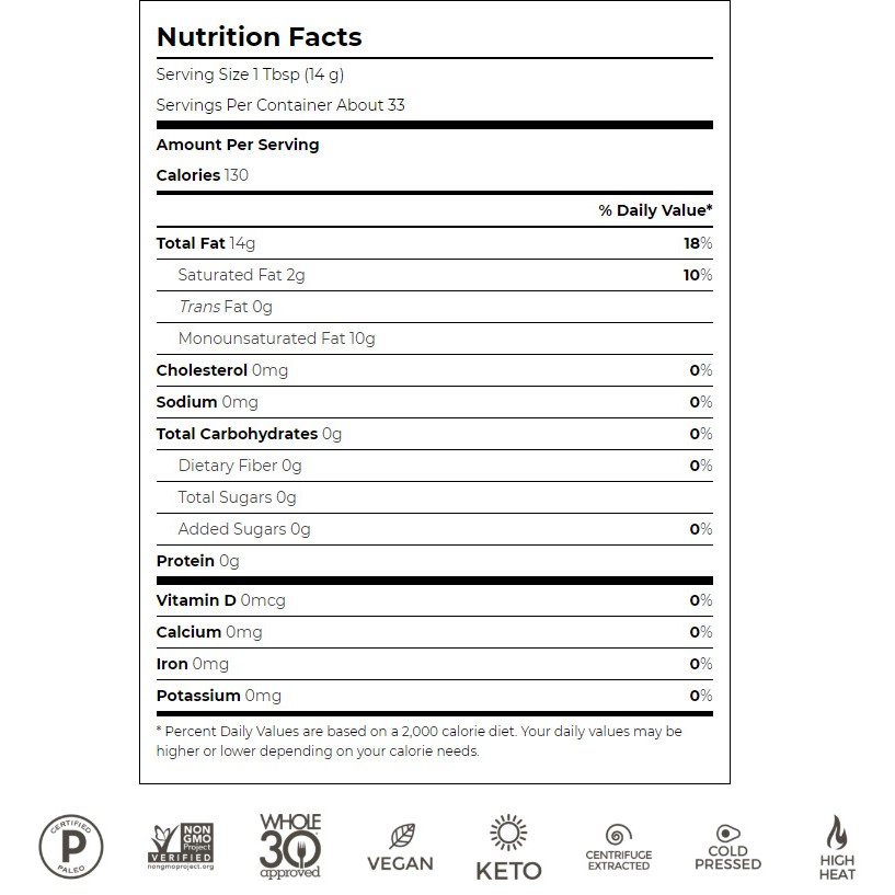 Primal Kitchen 100% PURE Avocado Oil 500 ml. (Keto-Friendly / Certified ...