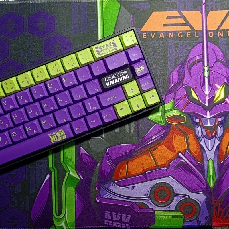 EVANGELION Keycap XDA Profile EVA theme anime PBT DYE SUB mechanical ...