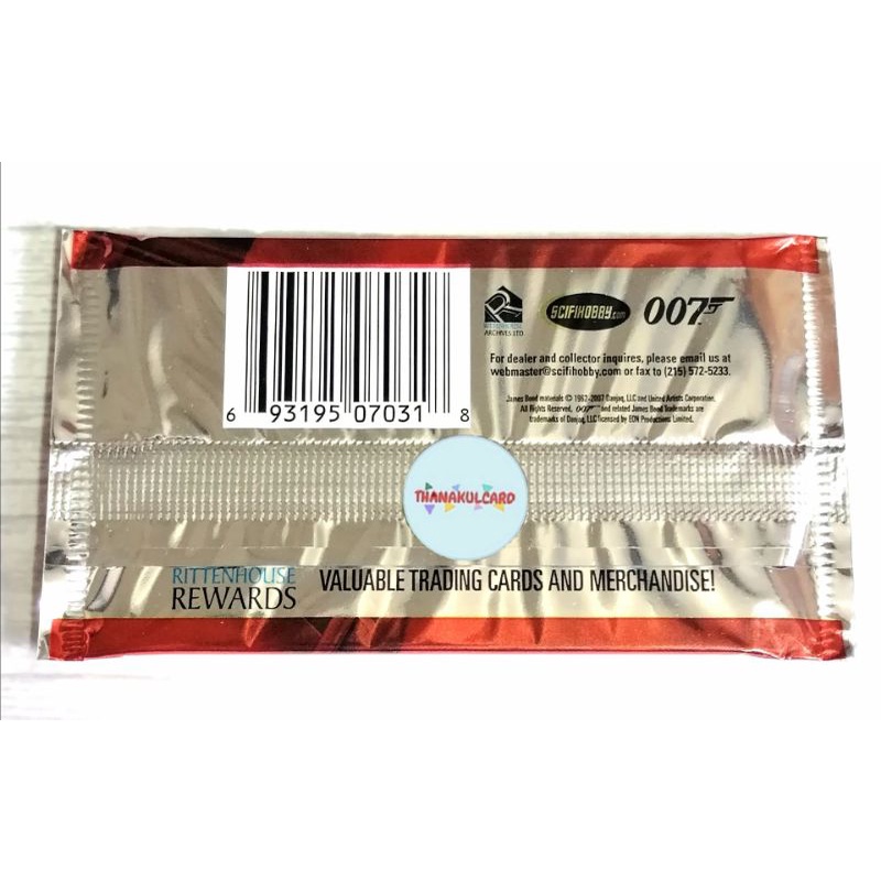 (Sealed Pack) ซองสุ่มการ์ดลายเซ็นต์ เจมส์ บอนด์ พยัคฆ์ร้าย 007 THE ...
