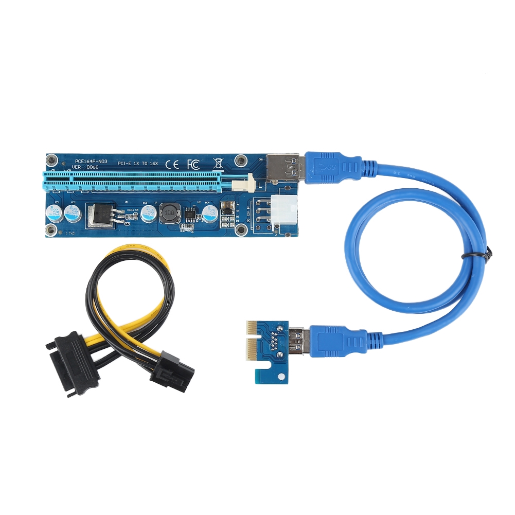 สายเคเบิ้ลPci - E Express Extender Usb 3 . 0 1 X To 16 X อะแดปเตอร์ ...