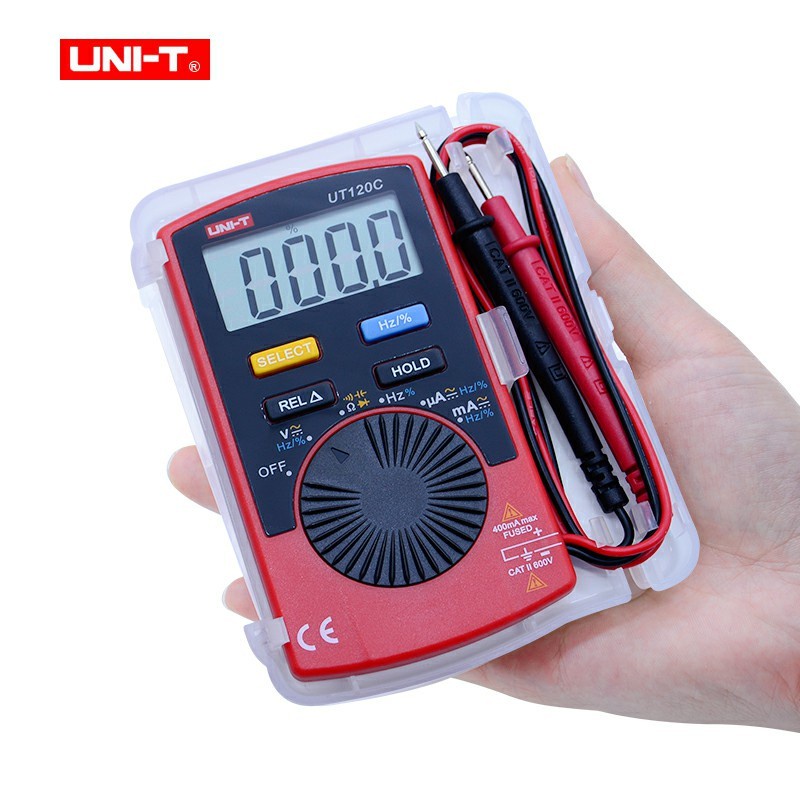UNI-T UT120C Pocket Mini Multimeter 600V 400mA Digital multimeter ...