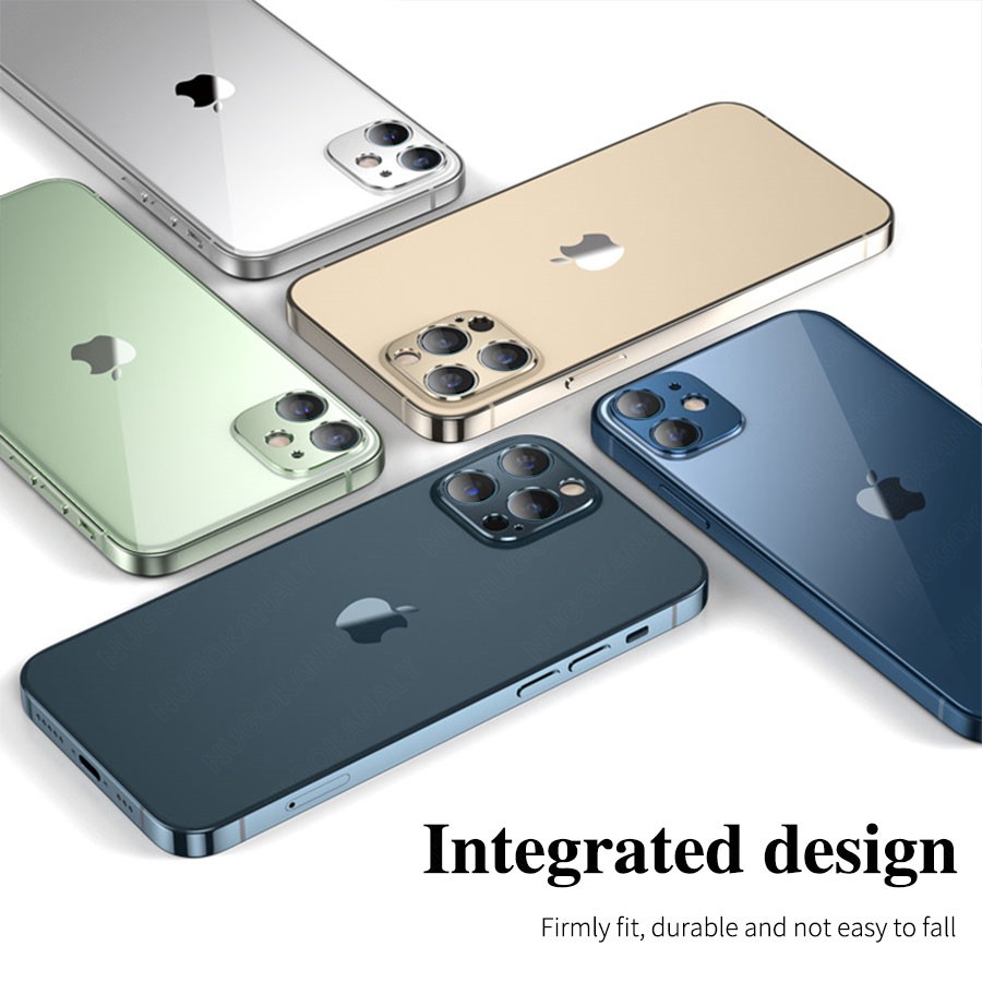 2in1 Back Camera Lens Screen Glass Lens film + Metal Lens Protection ...