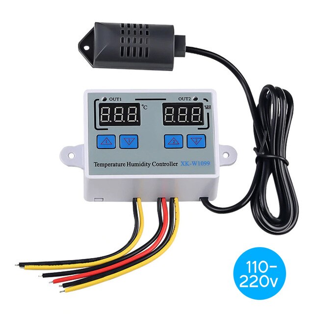 Digital Temperature Humidity Controller Direct Output Thermostat ...