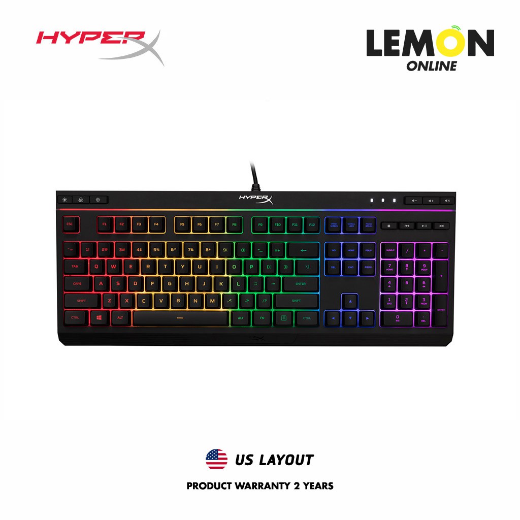HyperX Gaming Keyboard Alloy Core RGB Membrane Switch - ประกันศูนย์ไทย ...
