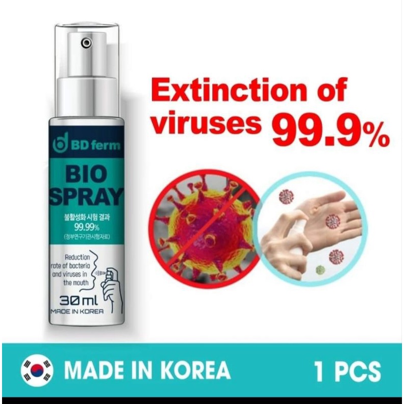 พร้อมส่งแท้ 100% สเปรย์พ่นจมูก Bio Spray สเปรย์ป้องกันและกำจัดเชื้อ ...