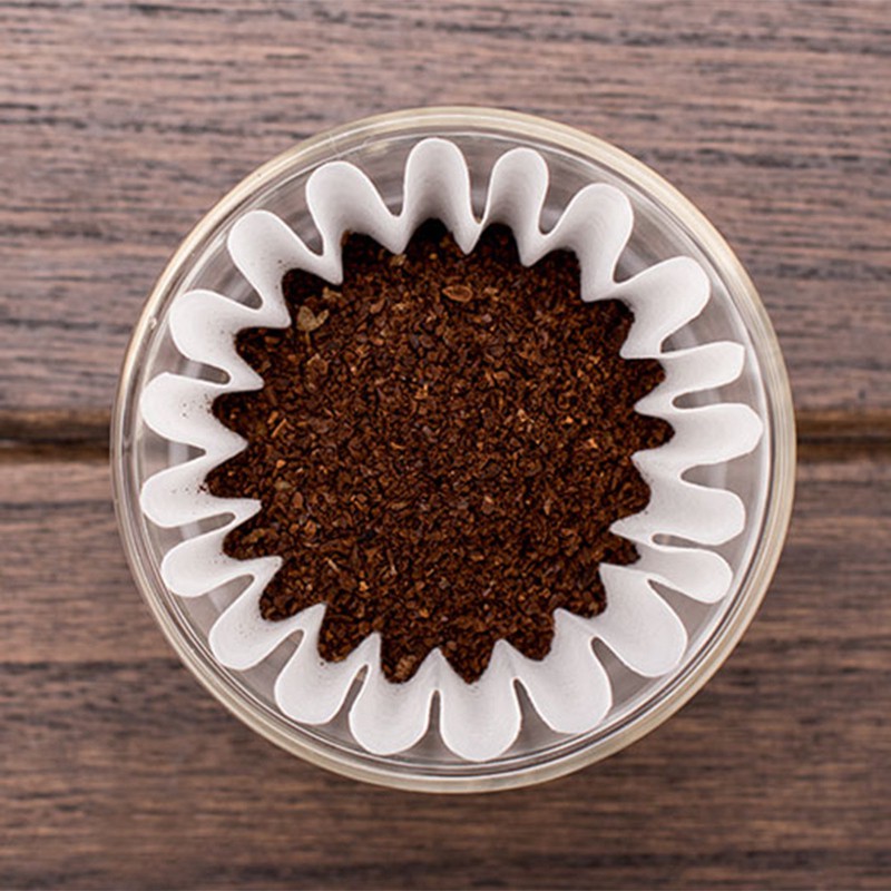 100 Pcs Coffee Filter,1-2 Cup Basket Drip Coffee Filters,Natural ...