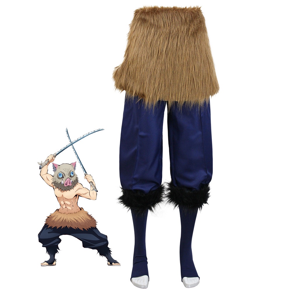 2022 New Arrive Ghost Slayer Anime Cosplay Costume Hashibira Inosuke ...