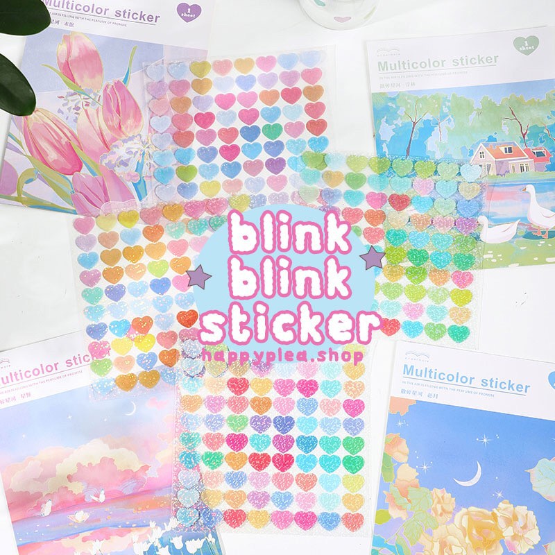 blink blink sticker สติ๊กเกอร์บลิ๊งๆค์กันน้ำ - happyplea.shop - ThaiPick