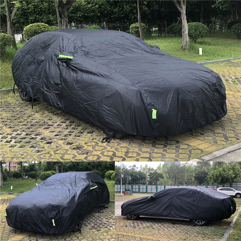 Universal Full Car Covers Outdoor Waterproof Sun UV Rain Snow ...