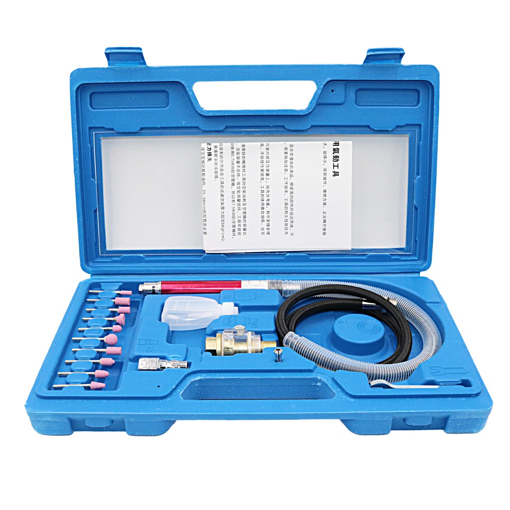 3mm collet air grinder Set Mini pneumatic carving pen pneumatic grinder ...