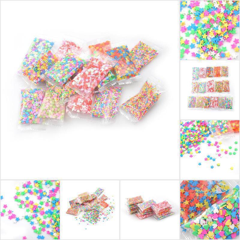 【GoldenSilver】10g Polymer Clay Fake Candy Sweets Simulation Creamy ...