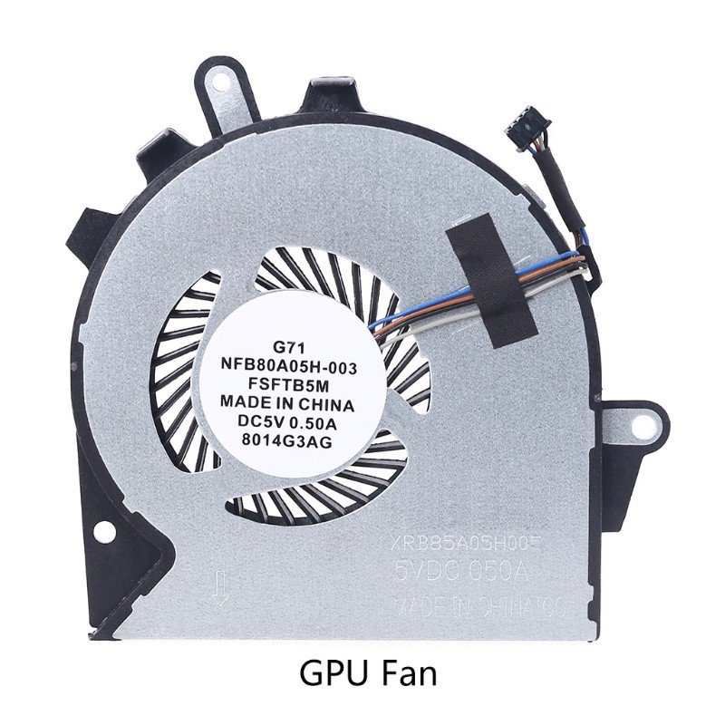 LILY พัดลมระบายความร้อน CPU GPU สําหรับแล็ปท็อป OMEN 15-CE 17-AN TPN ...