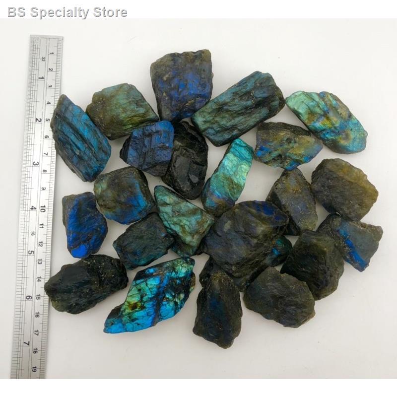 100 Natural Blue Flash Labradorite Top High Premium Quality Genuine ...