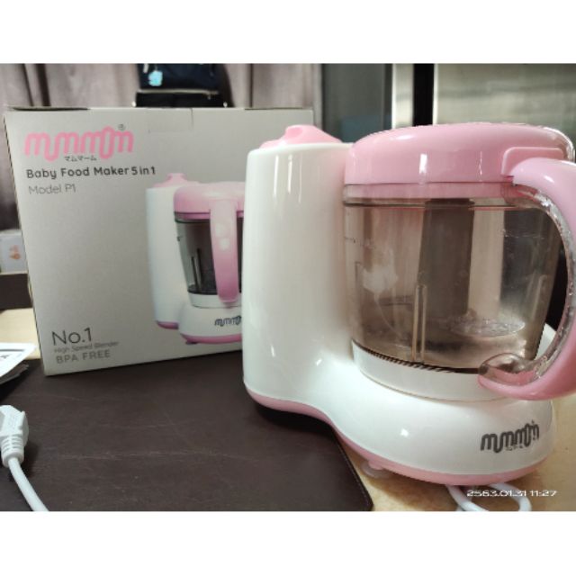 Mummom เครื่องปั่นนึ่งอาหาร รุ่น P1 | Shopee Thailand