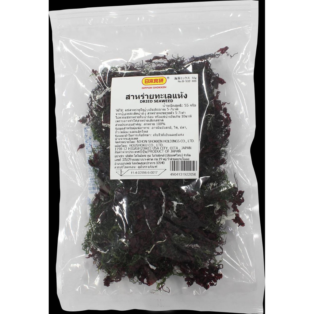 Dry Seaweed(Kaiso mixed) สาหร่ายทะเลแบบแห้งสามสี | Shopee Thailand