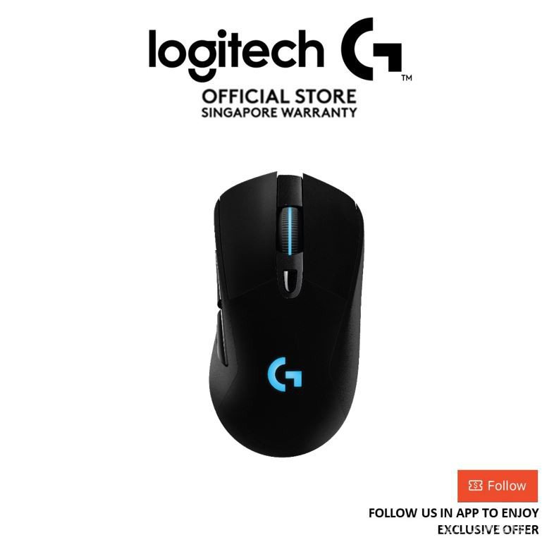 Logitech G703 LIGHTSPEED Wireless Gaming Mouse w/ HERO 25K Sensor,LIGHTSYNC RGB,POWERPLAY ...
