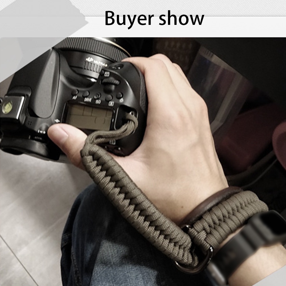 Anti lost Camera Wrist Strap Durable Parachute Rope Hand Quick Release ...