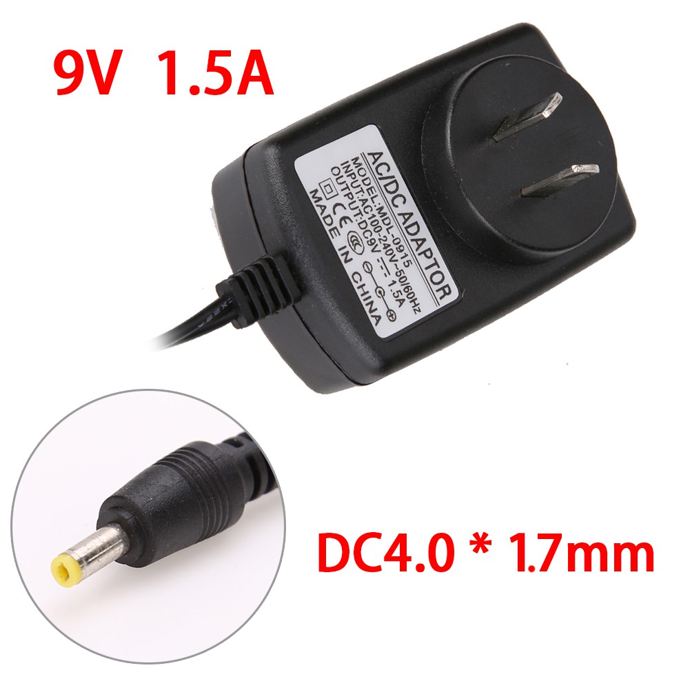 อะแดปเตอร์ AC to DC 9V 1.5 A Switching Power Charger Adapter 4.0 x 1.7 ...