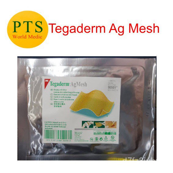 ลูกบอลTegaderm Ag Mesh 4x5 นิ้ว (90501) (1 แผ่น) exp 01/2022ขาย100% ...