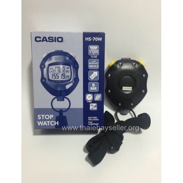 ♡Casio นาฬิกาจับเวลา รุ่น HS-70W ของแท้ ของใหม่ - 6jrjhrfgas - ThaiPick