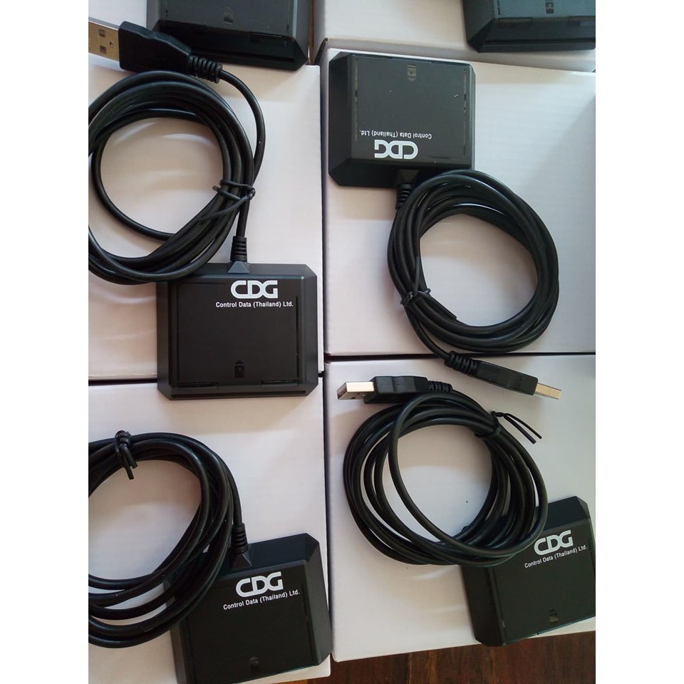 เครื่องอ่านบัตรประชาชน Smart Card Reader รุ่น CDG Feitian SCR301 ...