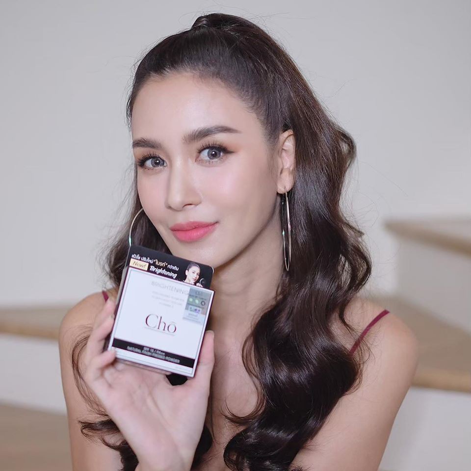 แพ็คคู่ (ใหม่ แป้ง CHO Brightening ใหม่ Cho CC Cream) แป้ง โช ไบร์ท รุ่นใหม่ SPF 15 PA คู่ รอง ...
