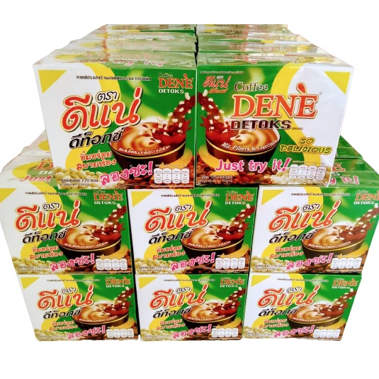 Dene detoks coffee DeNeNe Detok Plus Coffee กาแฟดีแน่ สลายพุง 10ซอง ...