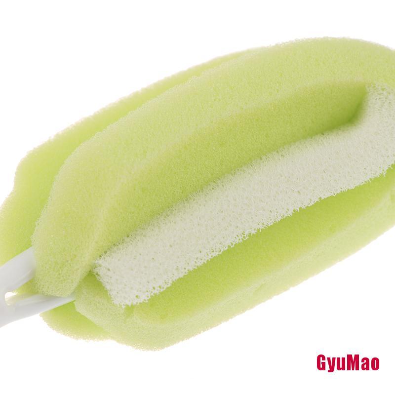 sGUMO 2pcs 360 Degree Rotating Sponge Brush Baby Milk Feeding Bottle ...