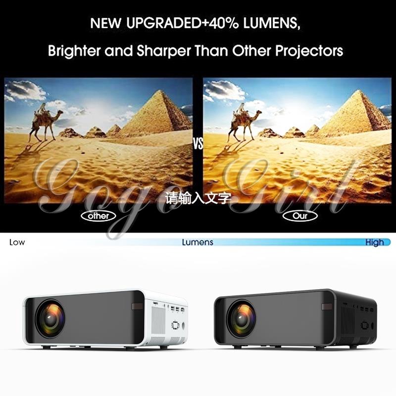 Gogo LCD Projector HDMI/AV/USB/TF/VGA Home Theater Projector Smart ...