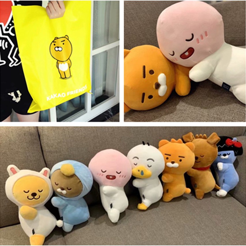 ใหม่ Kakao Friend หมอนเด็กน่ารัก Sleep Ryan Apeach Plush ของเล่นตุ๊กตา ...